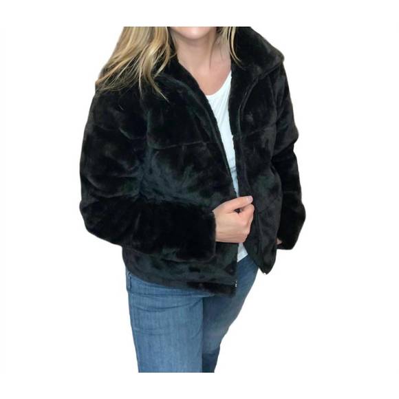 SHOP IRIS BASIC | Jackets & Coats | New Shop Iris Basic Darla Faux Fur Jacket In Black | Poshmark